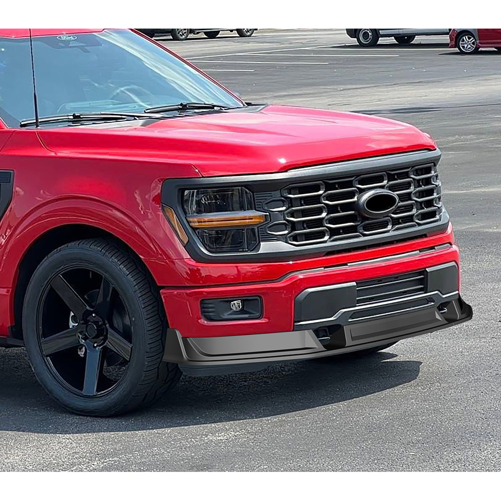 STP-Style For 2024 2025 2026 Ford F150 F-150 Front Bumper Lower Lip Sp ...