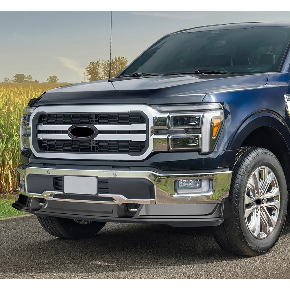 STP-Style For 2024 2025 2026 Ford F150 F-150 Front Bumper Lower Lip Sp ...