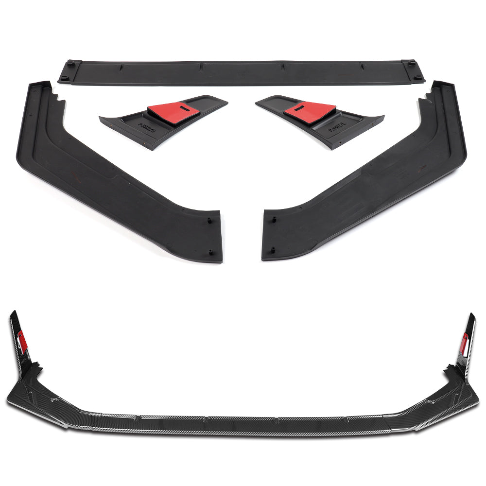 For 2023 - 2026 Honda Civic Type-R FL5 Front Bumper Lip Spoiler Splitt ...