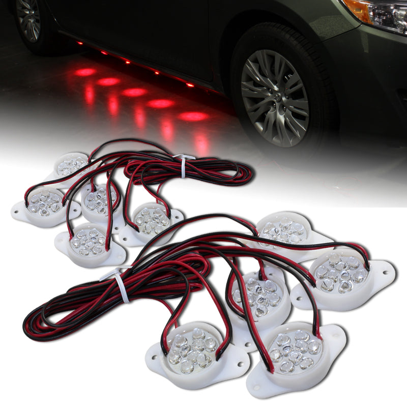 STP Style 90-LED Universal Under Car Underglow & Puddle Lighting Kit ...