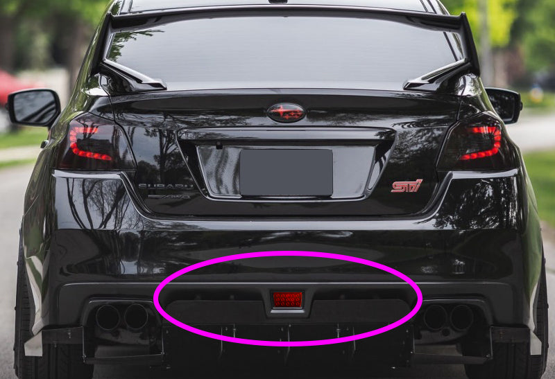 F1 Style For 2011 – 2021 Subaru Impreza WRX STI LED Rear Stop Third 3R ...