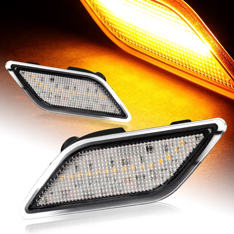 For 2010 – 2013 Mercedes-Benz W212 E-Class Amber LED Turn Signal Front ...