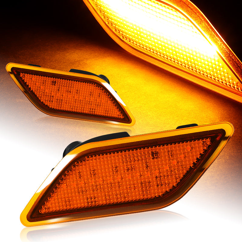 For 2010 – 2013 Mercedes-Benz W212 E-Class Amber LED Turn Signal Front ...