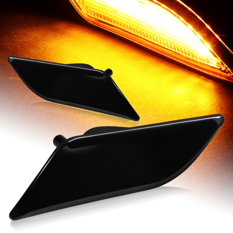 For 2012 – 2014 Mercedes-Benz W204 C-Class Amber LED Turn Signal Front ...