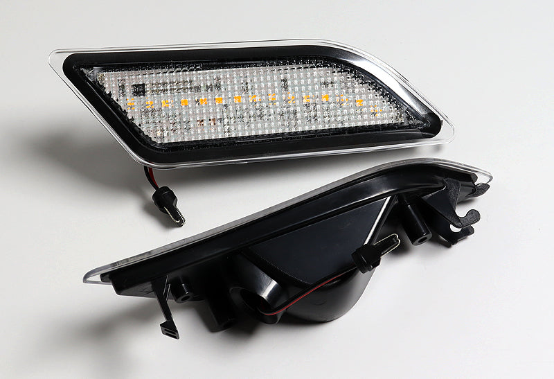 For 2012 – 2014 Mercedes-Benz W204 C-Class Amber LED Turn Signal Front ...