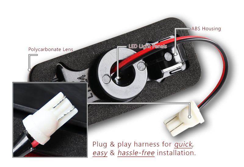 2013 - 2020 Subaru BRZ / WRX / Impreza / Legacy White 18-SMD LED Licen ...