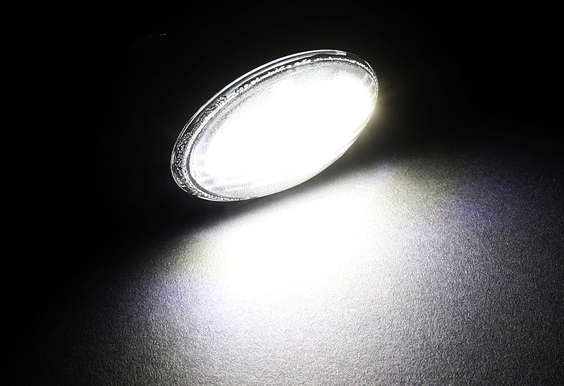 Mini Cooper R50 R52 R53 White LED Turn Signal Front Side Marker Lights ...