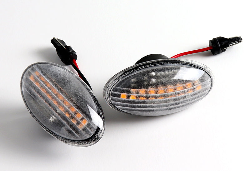 Mini Cooper R50 R52 R53 Amber LED Turn Signal Front Side Marker Lights ...