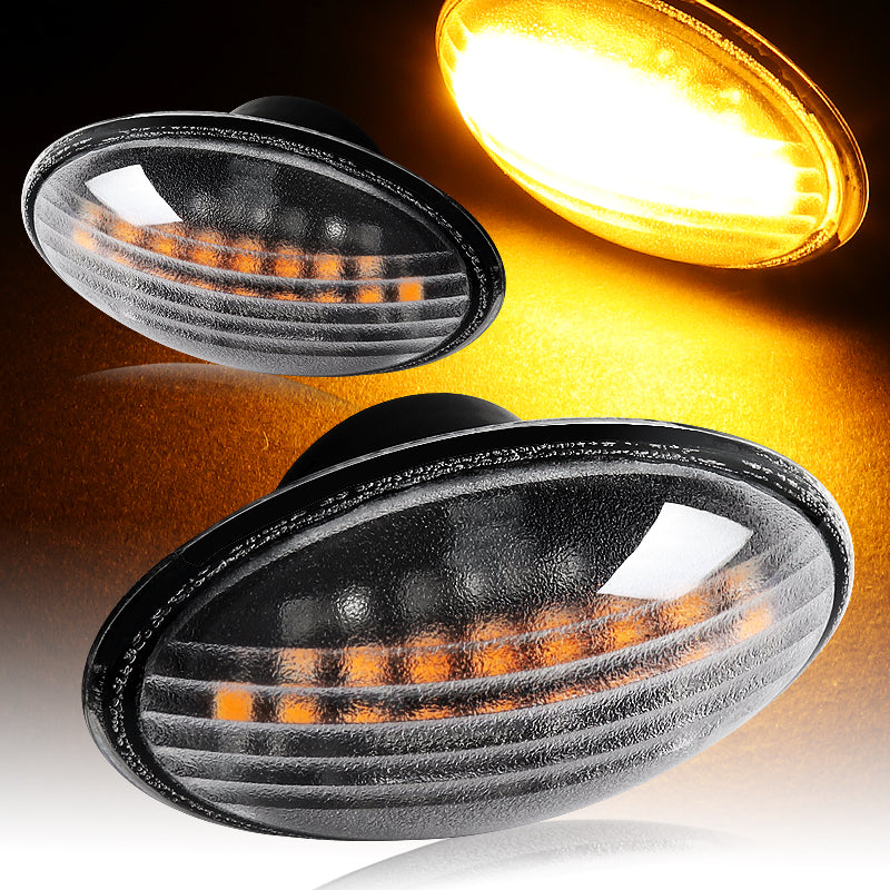 2002 - 2006 Mini Cooper Amber LED Turn Signal Front Side Marker Lights ...