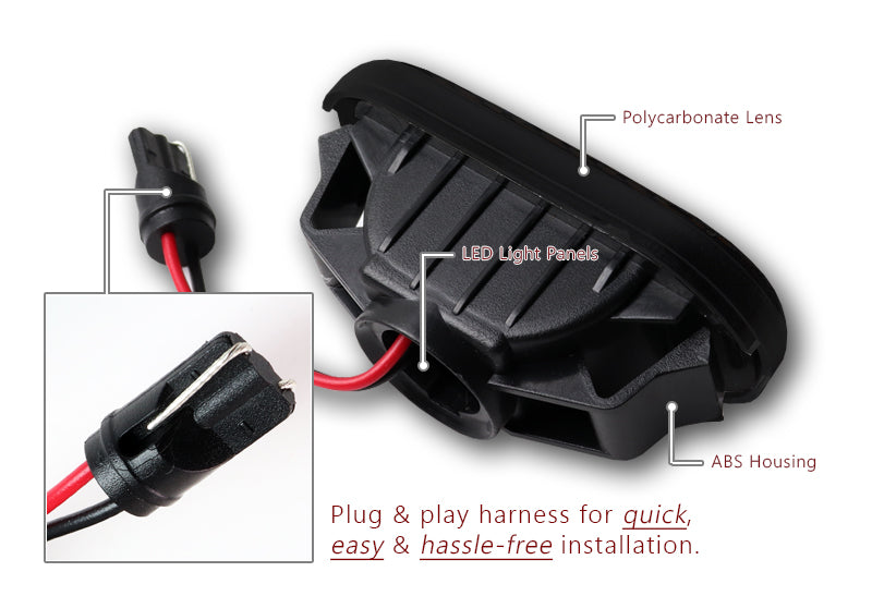 Nissan Pathfinder / Navara / Cube Amber LED Turn Signal Front Side Mar ...