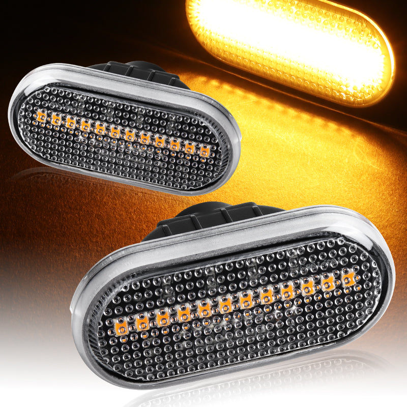 Nissan Pathfinder / Navara / Cube Amber LED Turn Signal Front Side Mar ...