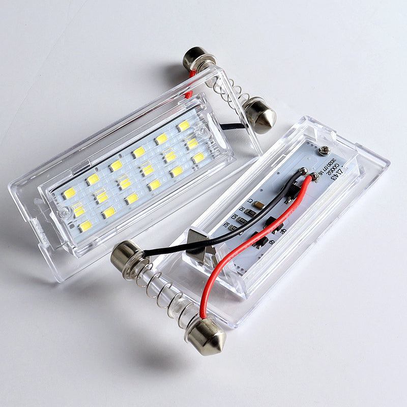 2003-2010 BMW X3 E83 Bright White 18-SMD 6000K LED License Plate Light ...