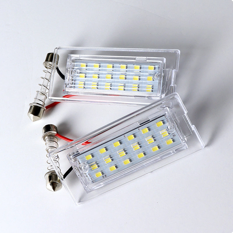 2003-2010 BMW X3 E83 Bright White 18-SMD 6000K LED License Plate Light ...