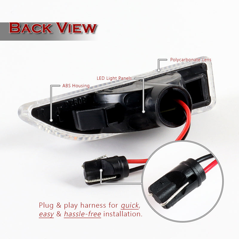 2017-2020 Mini Cooper Countryman Amber LED Turn Signal Front Side Mark ...