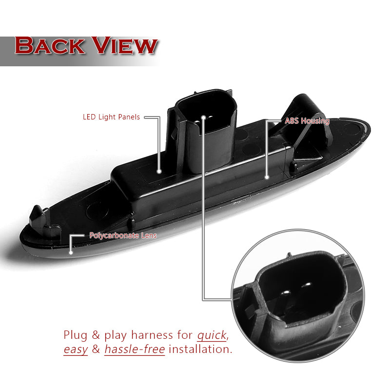 Lexus IS250 IS350 SC430 / Toyota Highlander Amber LED Turn Signal Fron ...