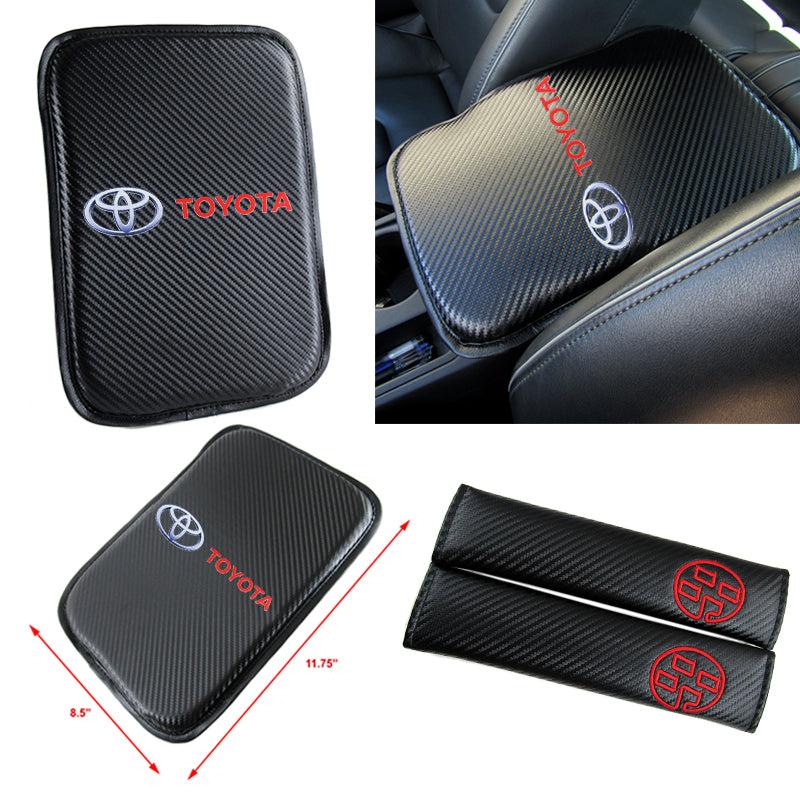 Toyota GT86 Car Center Console Armrest Cushion Mat Pad Cover with Seat ...