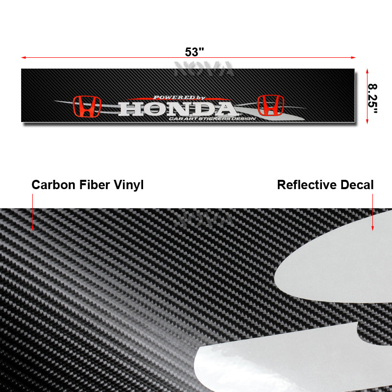 Honda Carbon Fiber Windshield Banner – MAKOTO_JDM