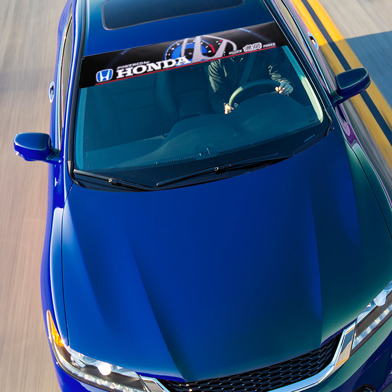 Car Window Windshield Vinyl Banner For HONDA MUGEN CIVIC i-VTEC Decal ...