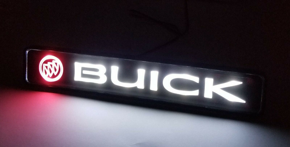 LED For Front Grille Badge Illuminated Car Decal Sticker For BUICK Log ...