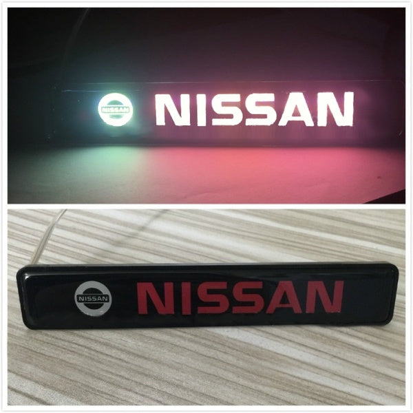 For NISSAN NISMO Car Logo LED Light Car Front Grille Badge Illuminated ...
