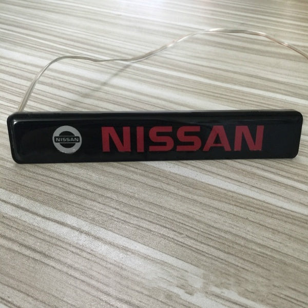 For NISSAN NISMO Car Logo LED Light Car Front Grille Badge Illuminated ...