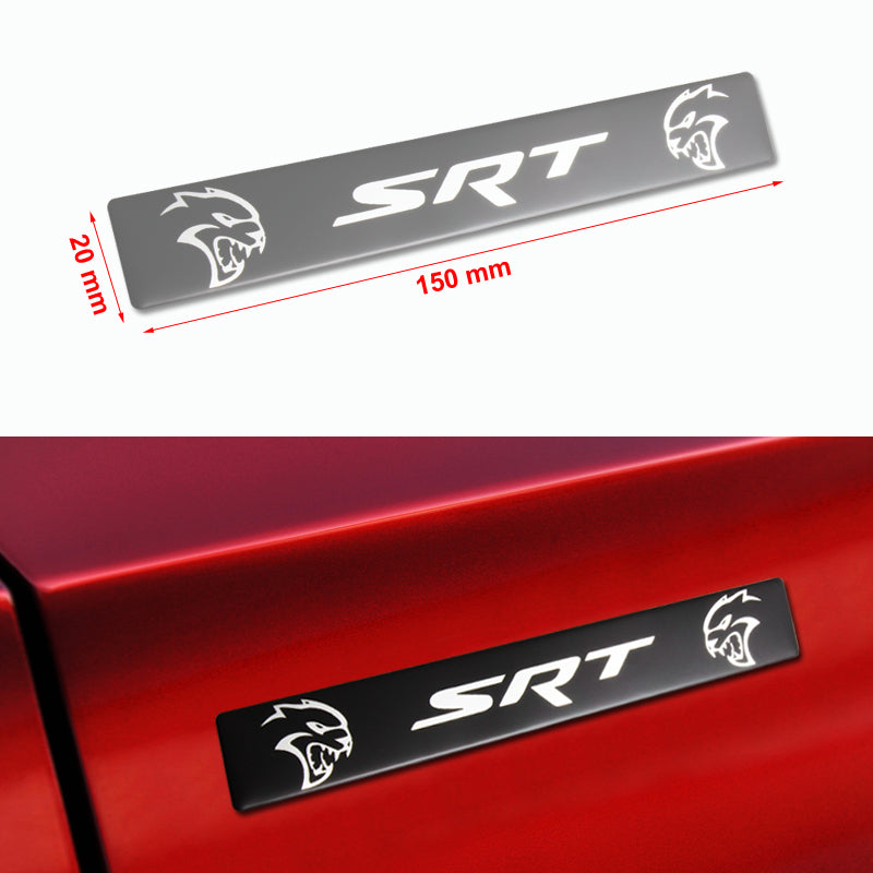Black HELLCAT SRT8 Car Trunk Emblem Badge Sticker Decal for Dodge Chal ...