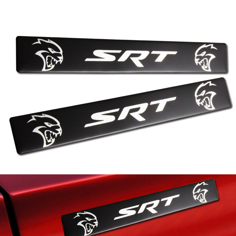 Black HELLCAT SRT8 Car Trunk Emblem Badge Sticker Decal for Dodge Chal ...