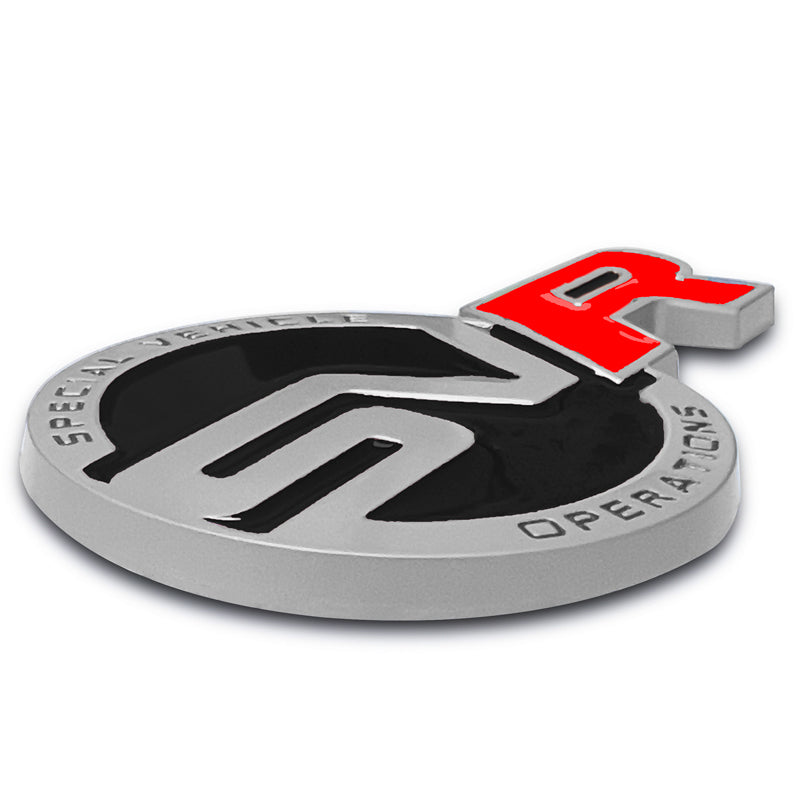 Universal Black Red Badge Emblem Deck Lid Trunk Rear Decal Range Rover ...