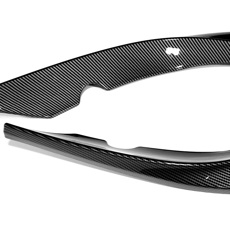 For 2005-2013 Corvette C6 ZR1-Style Base 3-PCS Carbon Painted Front Bu ...