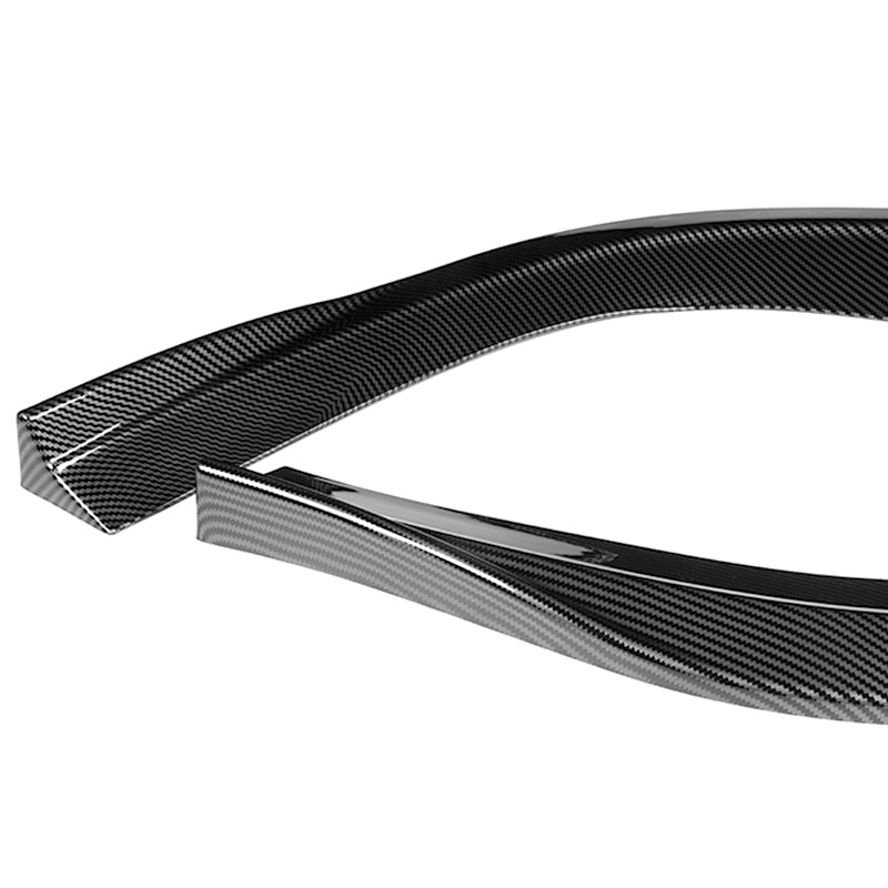 For 2008-2015 Mitsubishi Lancer RA-Style 3-PCS Carbon Look Front Bumpe ...