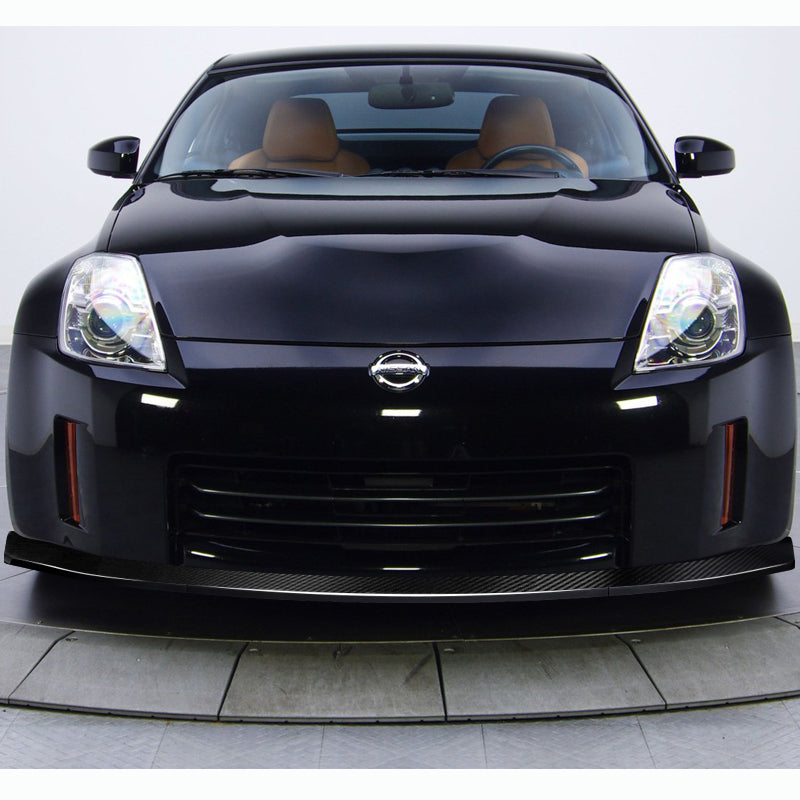 2006-2009 Nissan 350Z GT-Style Real Carbon Fiber 3-Piece Front Bumper ...