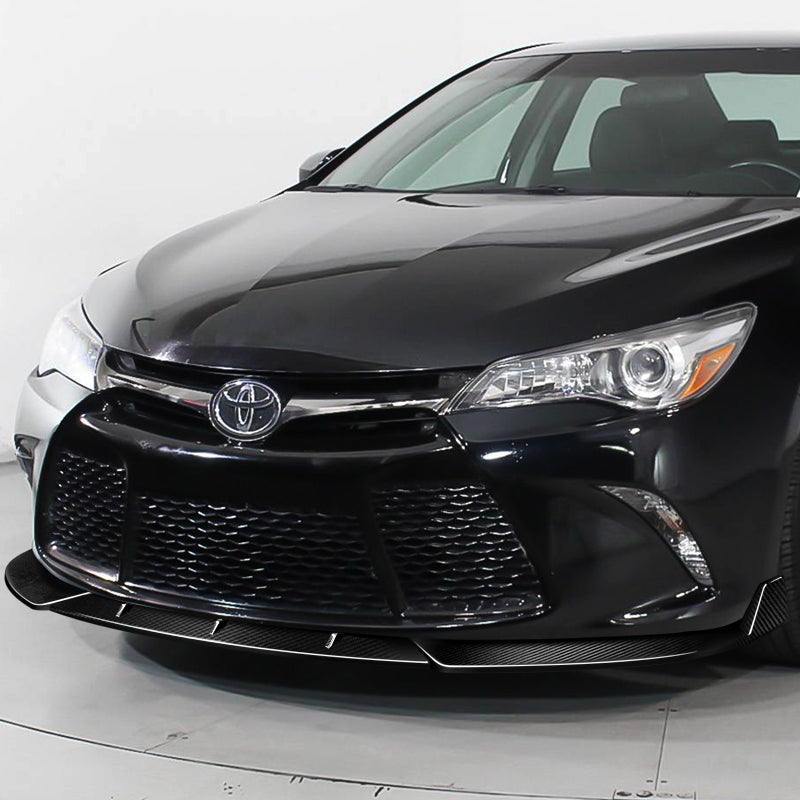 2015 2017 Toyota Camry Real Carbon Fiber 3 Piece Front Bumper Body Spo MAKOTO JDM