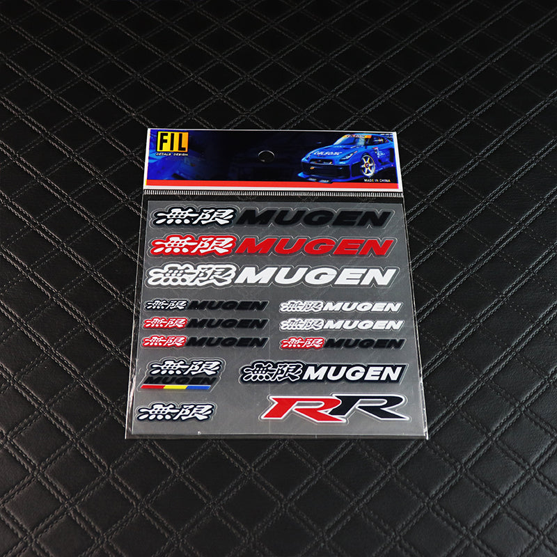 Mugen 13pcs Reflective Sticker Set – MAKOTO_JDM