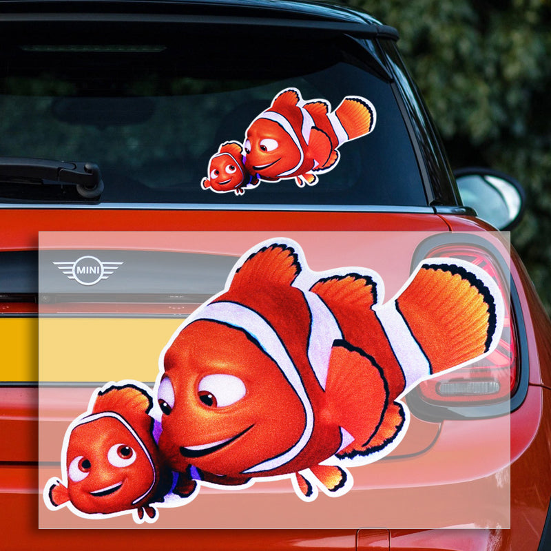7"x5" Laptop Door Case Glass Vinyl Sticker Finding Nemo Wall My Family ...