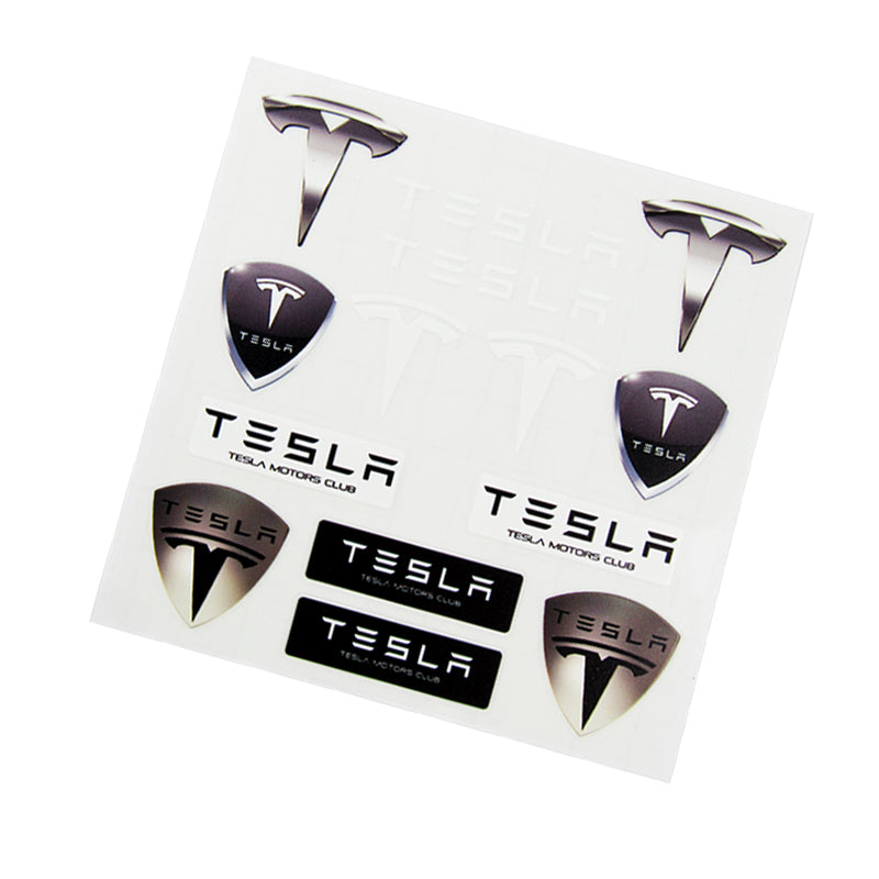 Tesla Racing Sports Car Reflective Decal Sticker Window Vinyl Small (1 ...