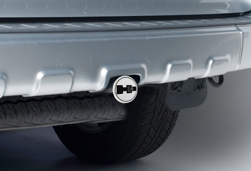 Hummer H3 Logo Stainless Steel Hitch Cover Cap Plug Chrome for 2" Trai ...