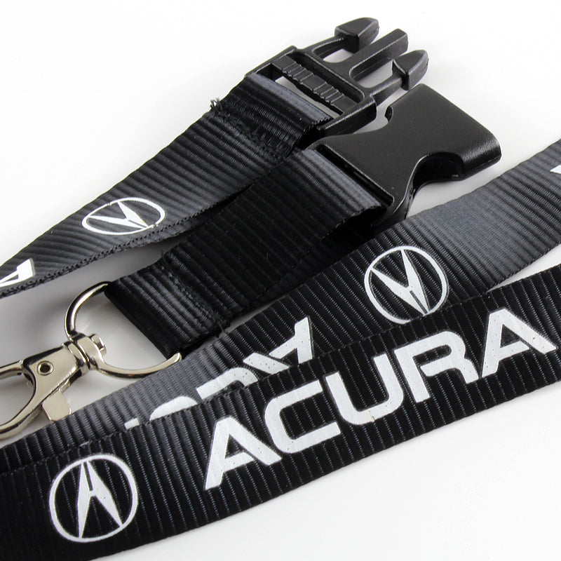 Honda Lanyard Black Quick Release Keychain Lanyard – Nylon Strap For ...