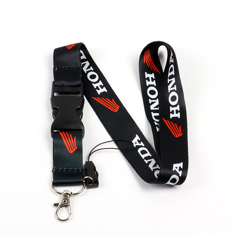 Honda Atv Rancher Foreman Rubicon Key Chain Lanyard BLACK Strap Dirt B ...