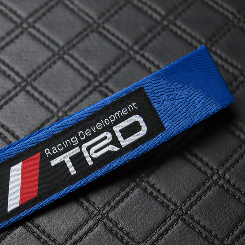Toyota TRD Blue and Black Keychain with Metal Key Ring – MAKOTO_JDM