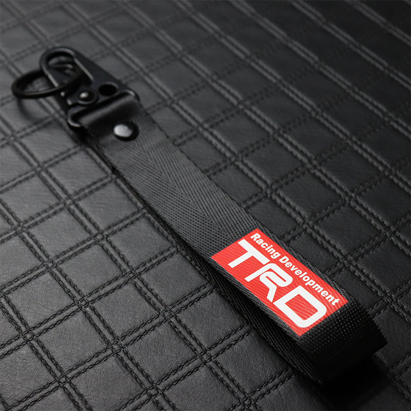 Toyota TRD Black Keychain with Metal Key Ring – MAKOTO_JDM