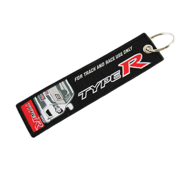 2 pcs JDM HONDA CIVIC TYPE R DOUBLE SIDED Racing Cell Holders Keychain ...