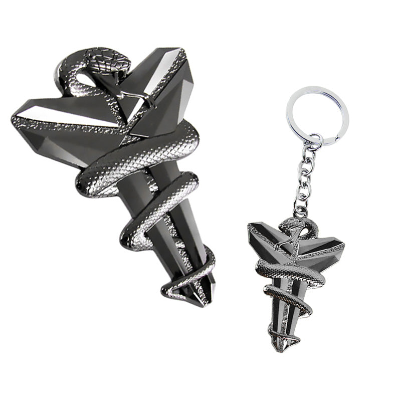 Kobe Bryant Black Mamba Set Snake Lakers Car 3D Metal Emblem Badge Dec ...