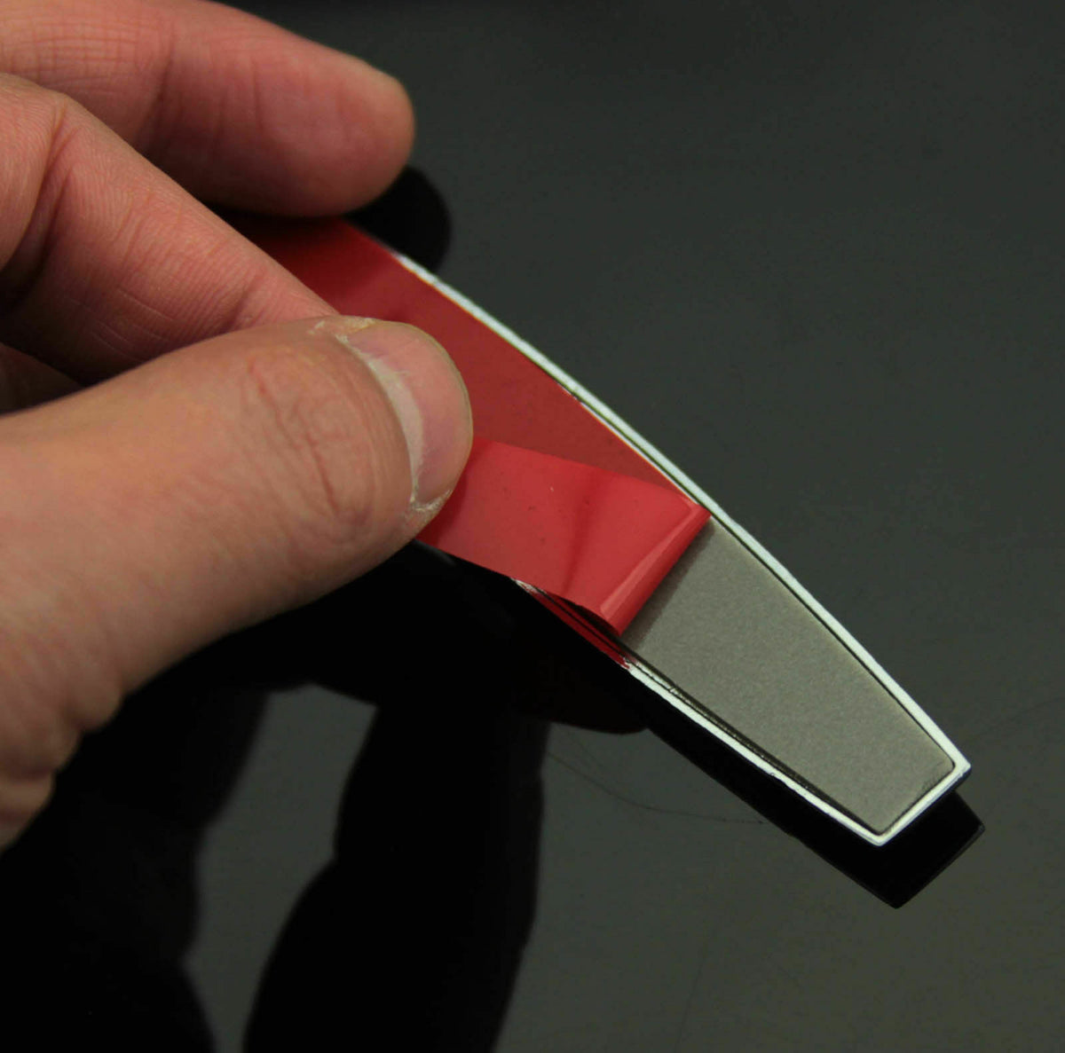 FORD RACING 3D Metal Emblem Badge Sticker x2 – MAKOTO_JDM